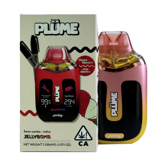 Plume Jellybomb Vape – Permanent Marker & Lychee | Buy Weed Online